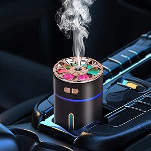 Amazon.com: car humidifier Diffuser,300ml Rechargeable Cordless Diffuser with 7-LED Color ...