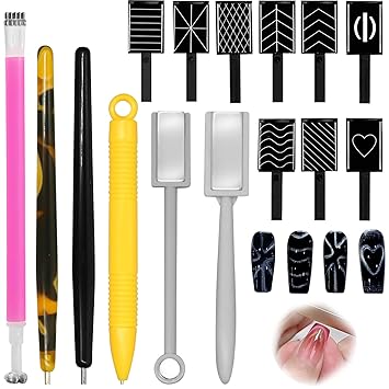 Amazon.com : 15Pcs Nail Magnet Set, Magnet Nail Magnets for Nails Art ...