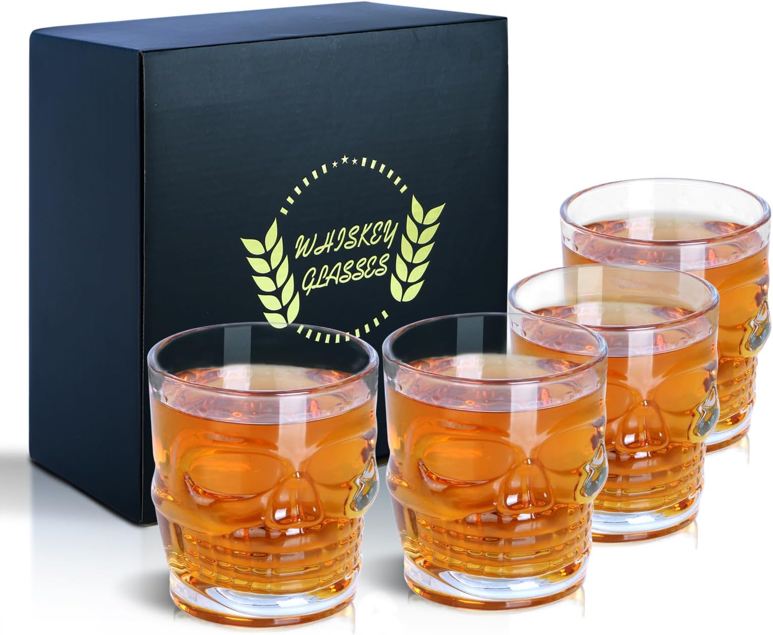 Amazon.com: REGAL TRUNK & CO. | Whiskey Glass Set - 2 10oz Old ...