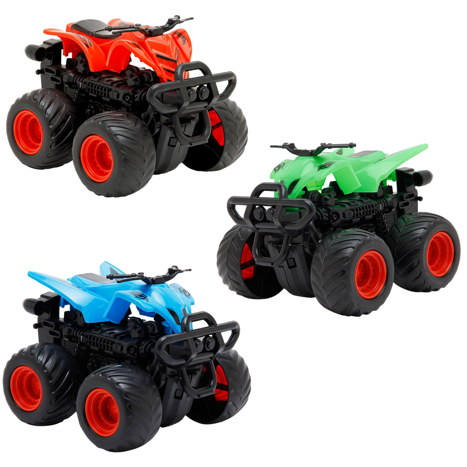 Sterling Monster Car for Boys 3 4 5 6 7 Year Old,Push and Go Friction ...