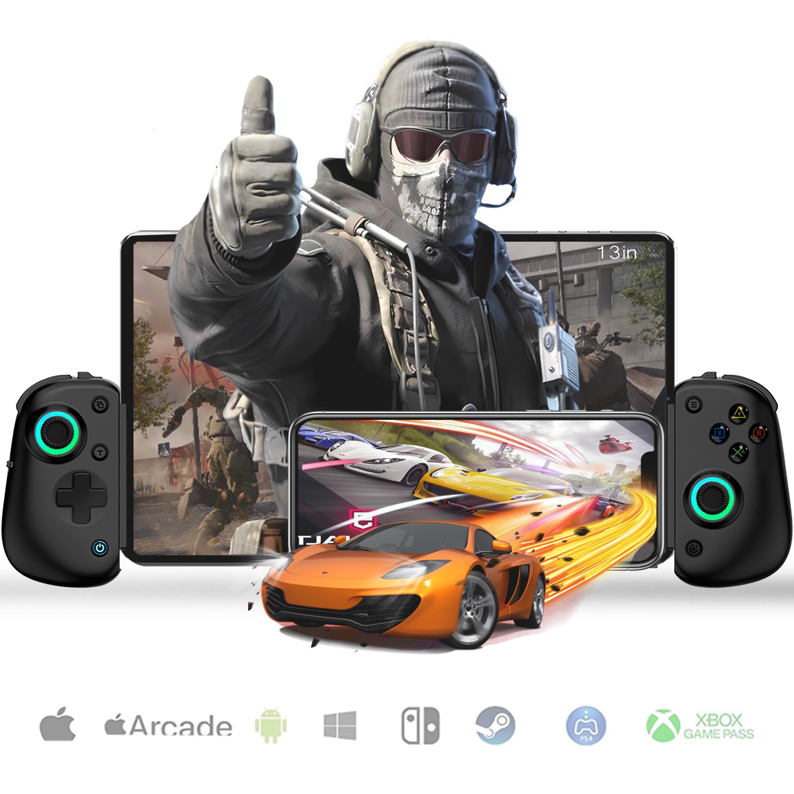Buy Wireless Controller D8 Pro for 12.9in iPad, , iOS/Android/PC/Switch ...