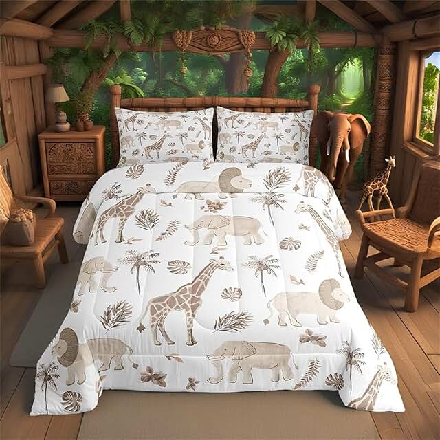 Best Elephant Bedding Set Queen for a Cozy Safari Bedroom – Sleep Lander
