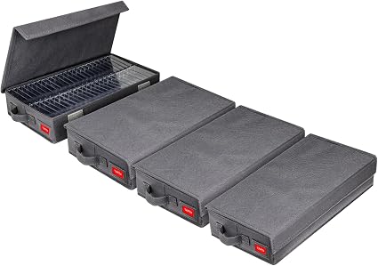 Amazon.com: NUSWOR Upgrades Cassette Tape Storage Box - Dust-proof ...