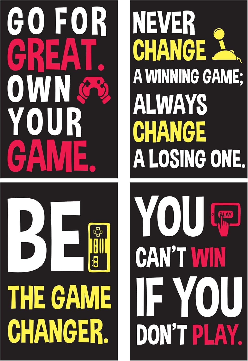 Amazon.com: SCENE: YOURSELF Gaming Posters Video Game Posters Gaming ...