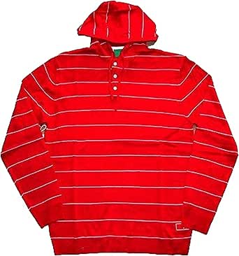 Amazon | エンジョイ enjoi 7000 メンズ THE RIGHT STRIPES HOODED SWEATER 02RED (S ...