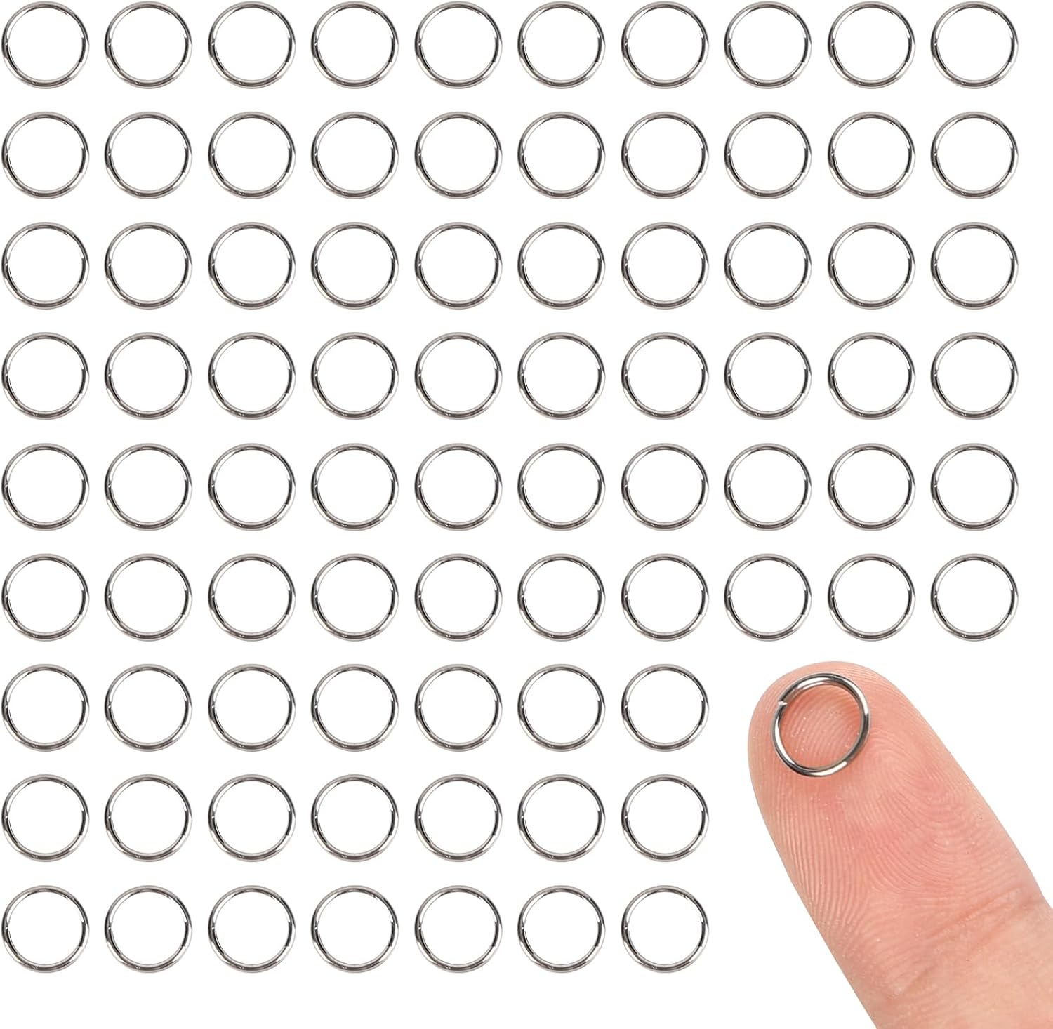 Amazon.com: 200PC Small Key Rings Set, Stainless Steel Split Jump Rings ...