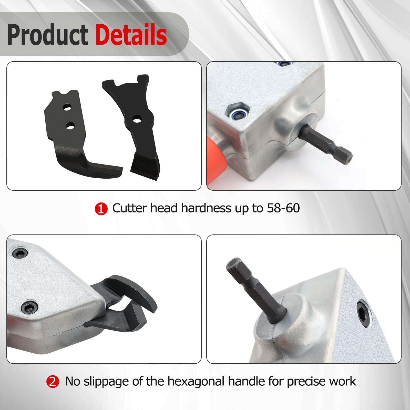 Snapklik.com : Sheet Metal Cutter Drill Attachment, Heavy Duty Sheet ...