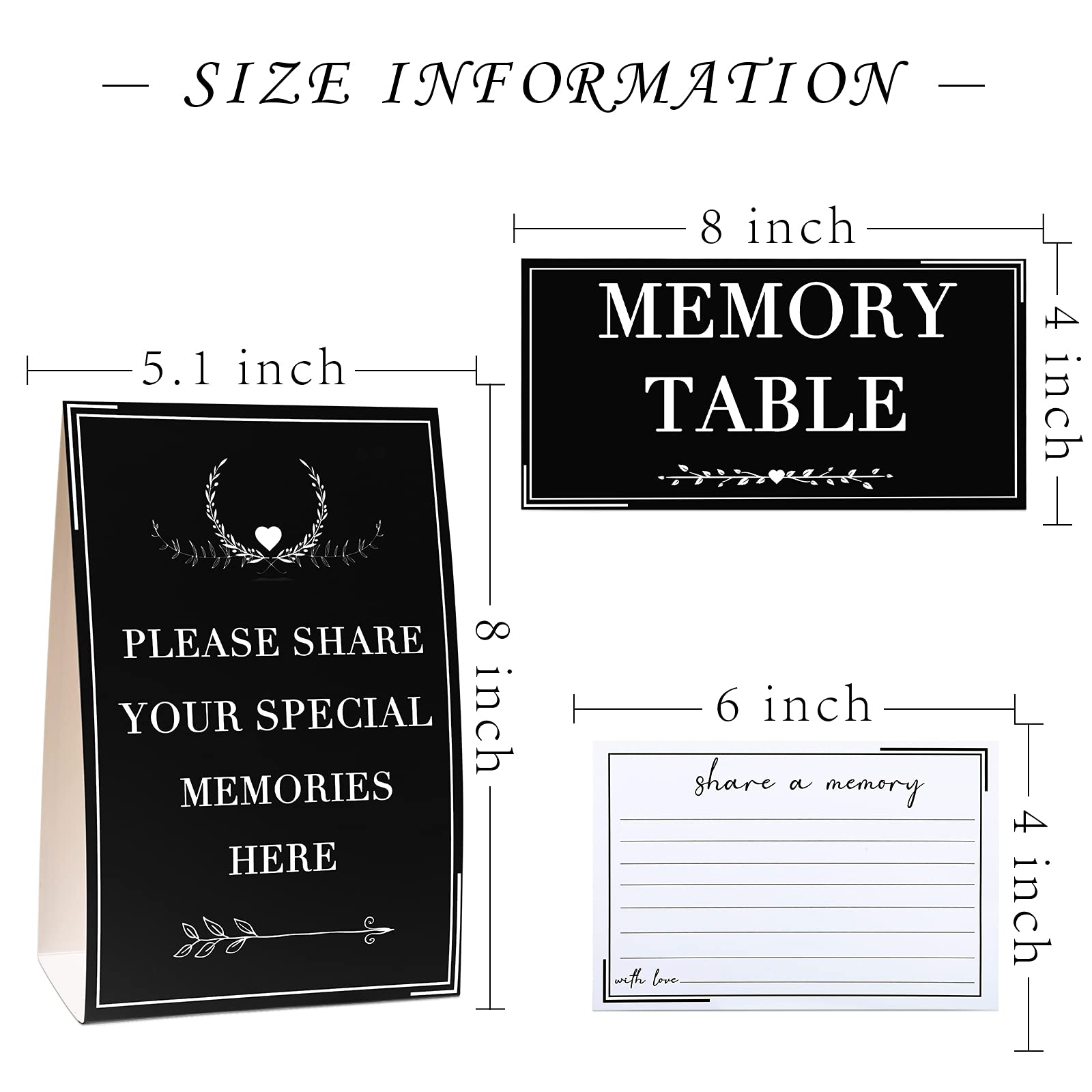 Snapklik.com : Outus 52 Pieces Share A Memory Cards Celebration Of Life ...