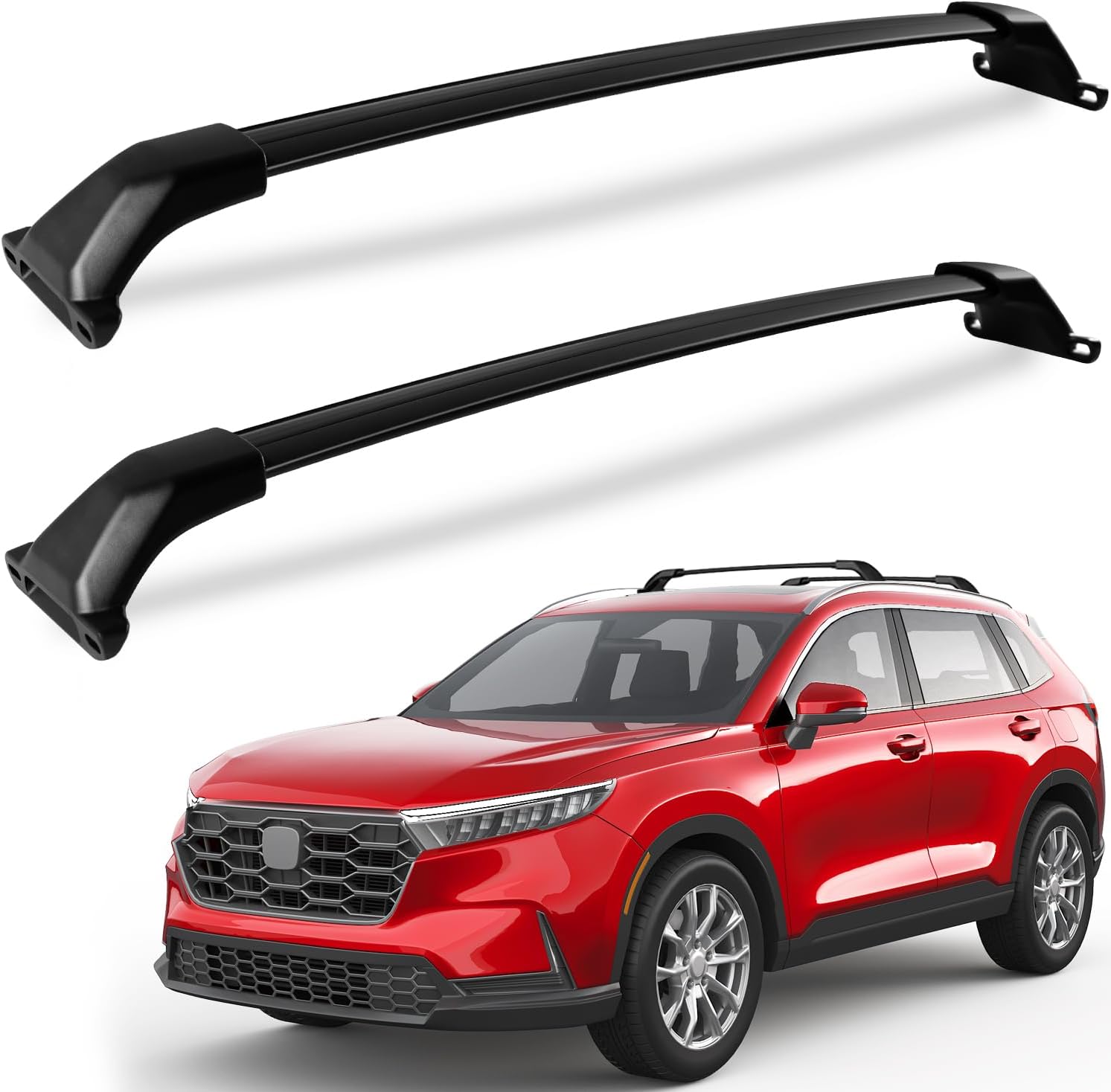Amazon.com: KINGGERI 260lbs Lockable Roof Rack Cross Bars Fit for Honda ...