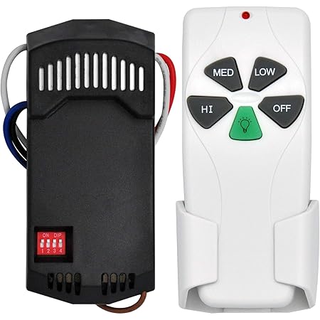 Universal Ceiling Fan Remote Control Kit, Replacement of Harbor Breeze ...