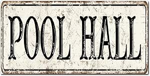 Amazon.com: Madcolitote Personalized Pool Hall Street Sign Vintage Pool ...