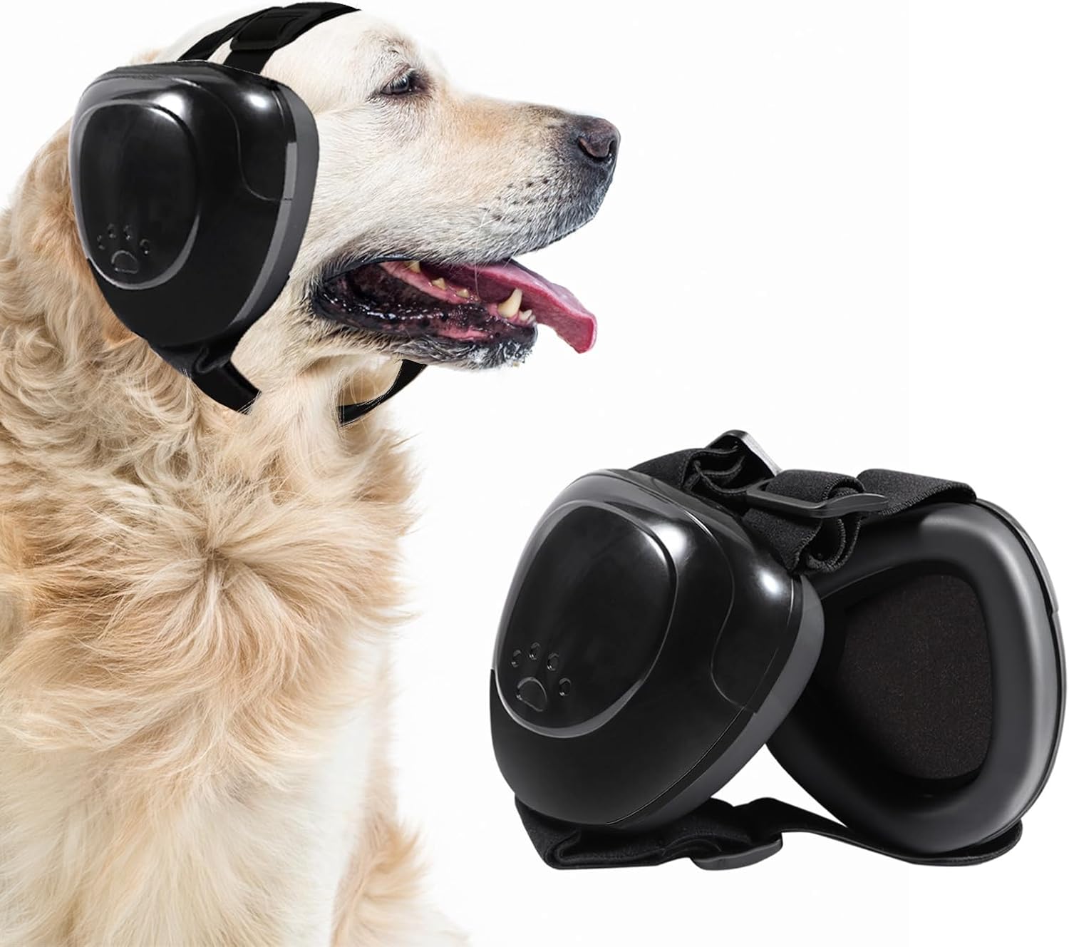 KOPBTBOY Dog Ear Muffs, Hearing Protection for Dogs, Noise Reduction ...