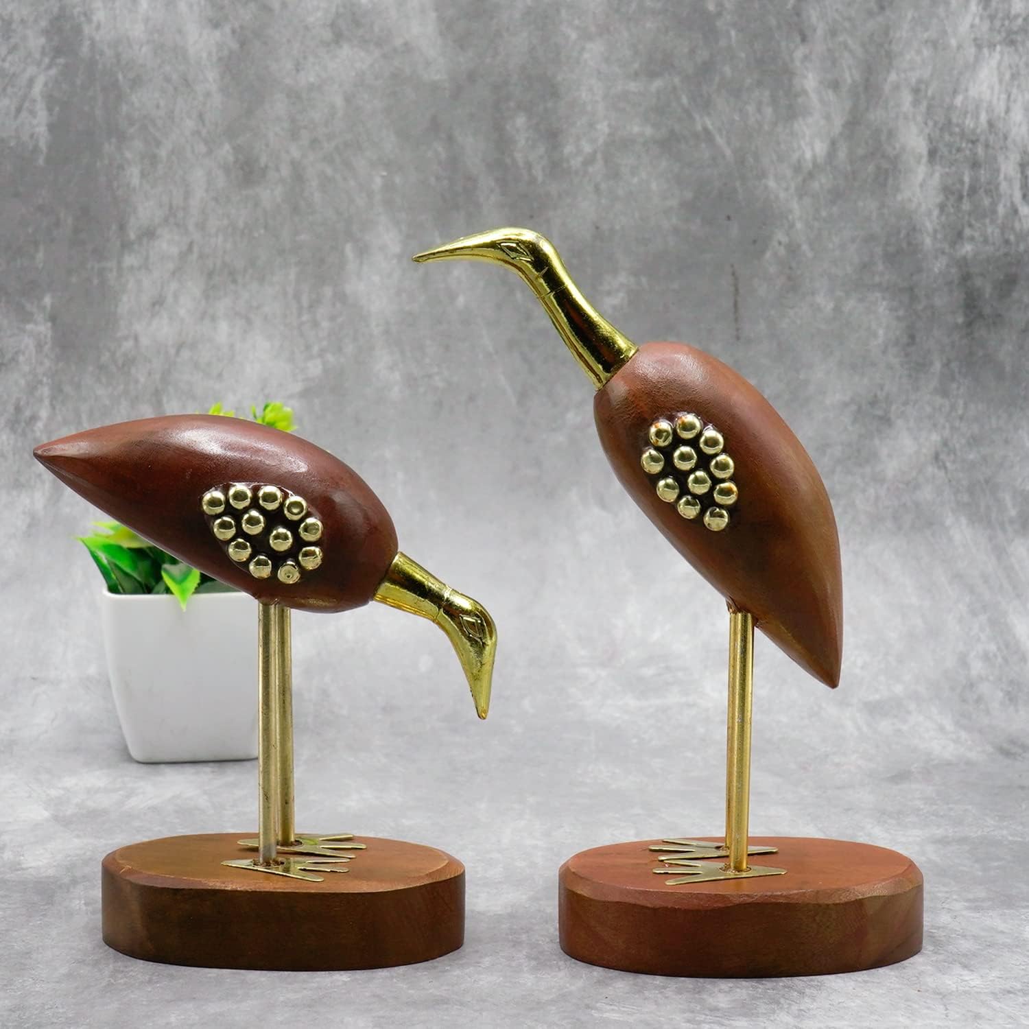 PURESTORY Swan Pair Showpiece | Pair of Kissing Duck | Swan Showpieces ...