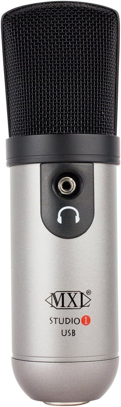 Amazon.com: MXL Mics MXL-STUDIO 1 USB Condenser Microphone, Cardioid ...