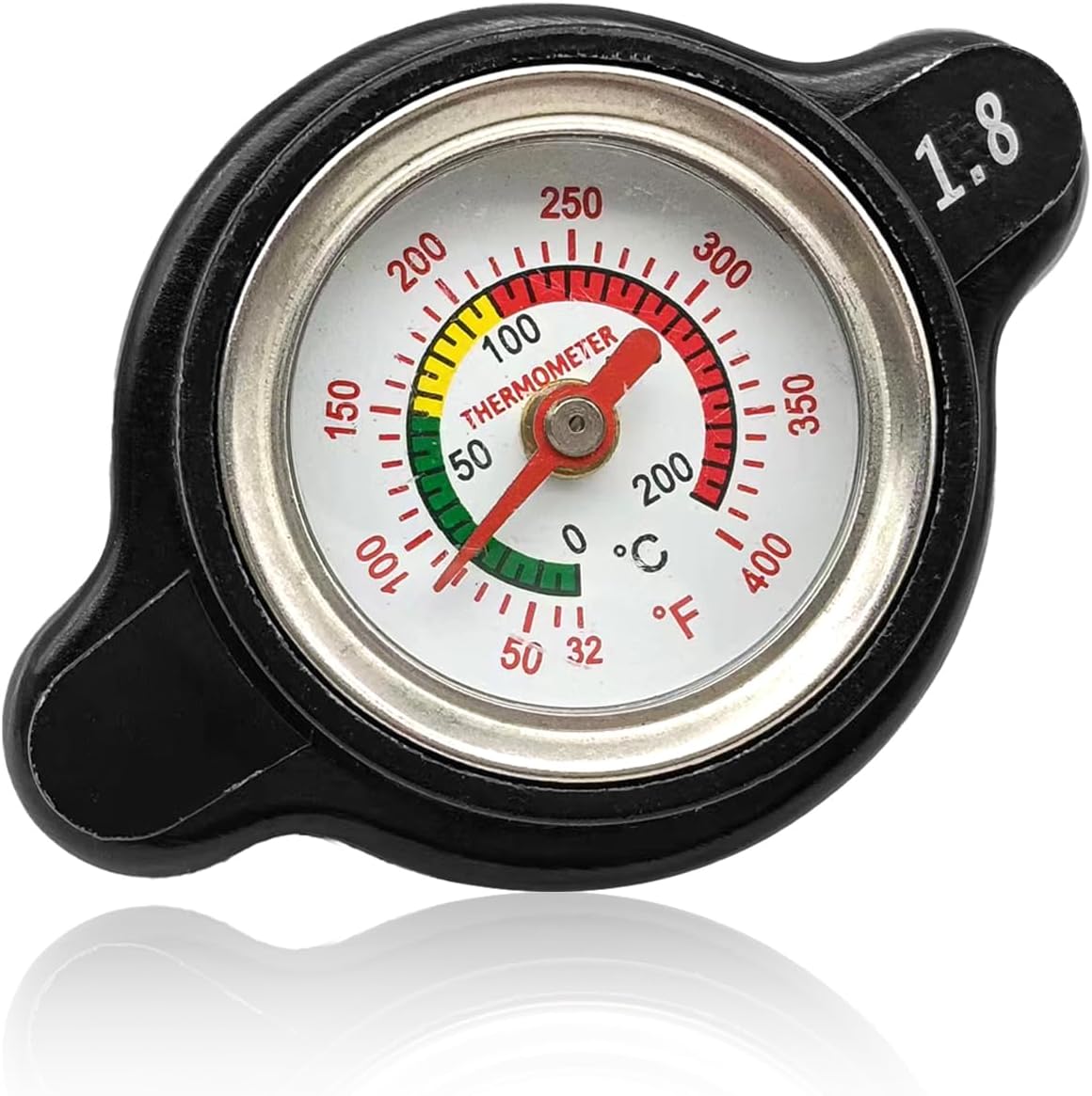 Amazon.com: MOTOKU High Pressure Radiator Cap with Temp Gauge 1.8 Bar ...
