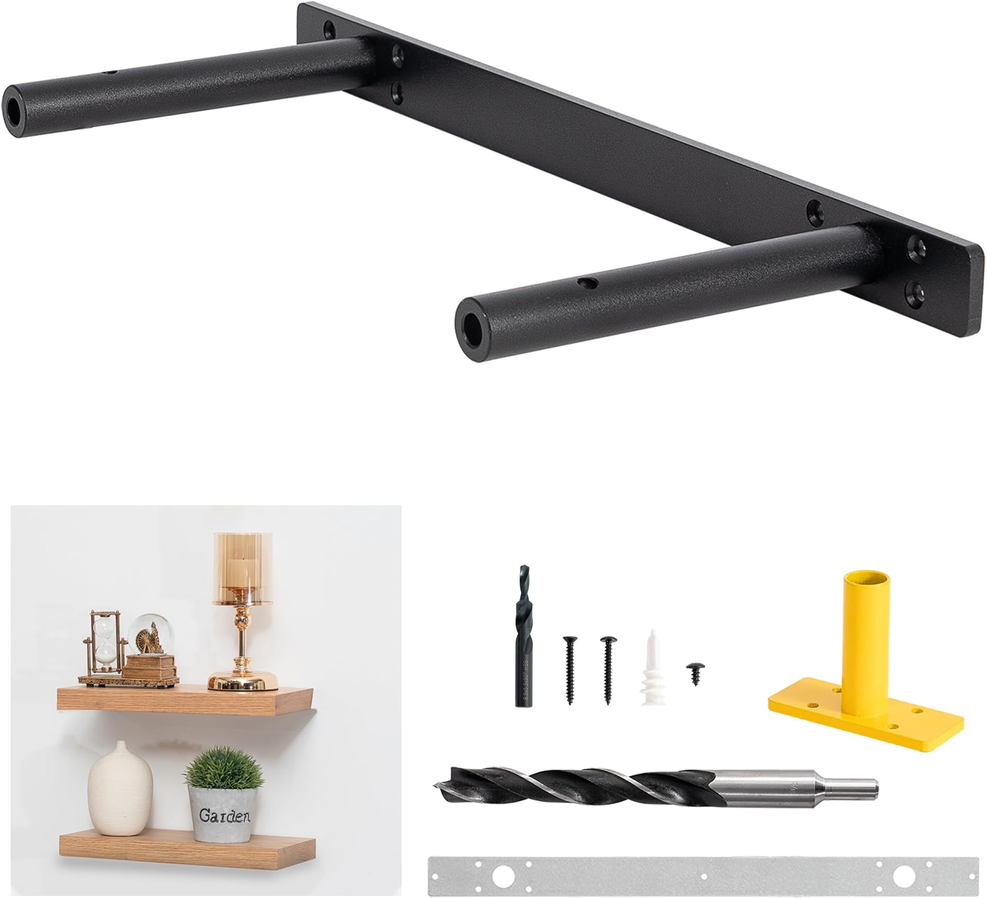 Amazon.com: Floating Shelf Bracket - Heavy Duty - for Standard Lumber ...