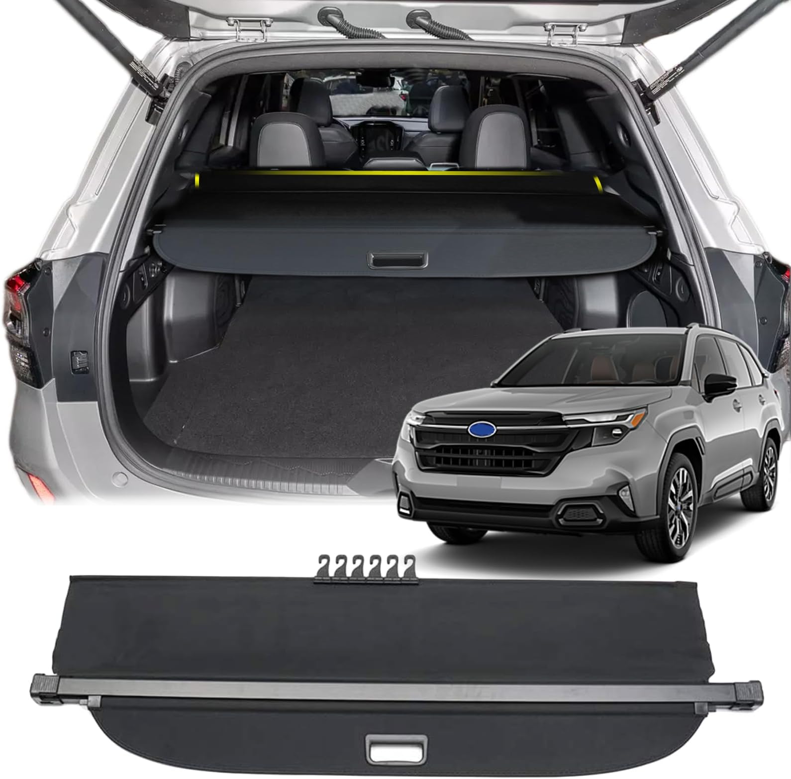 Amazon.com: Subaru Retractable Tonneau Cargo Compartment Cover for 2025 ...