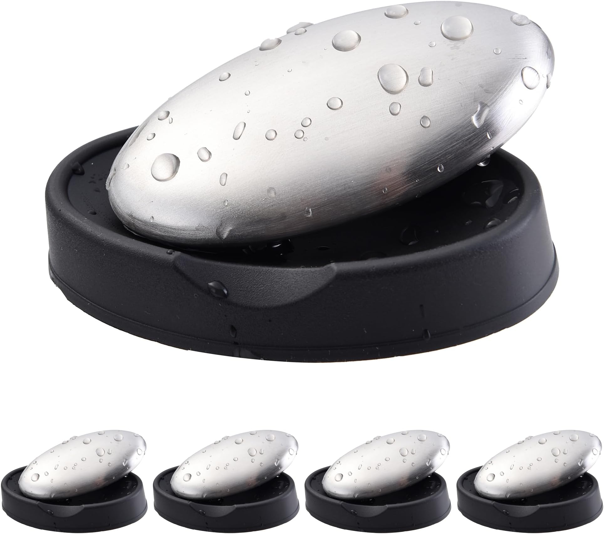 Amazon.com: 5 Packs Stainless Steel Soap Bar, Metal Soap Bar Odor ...