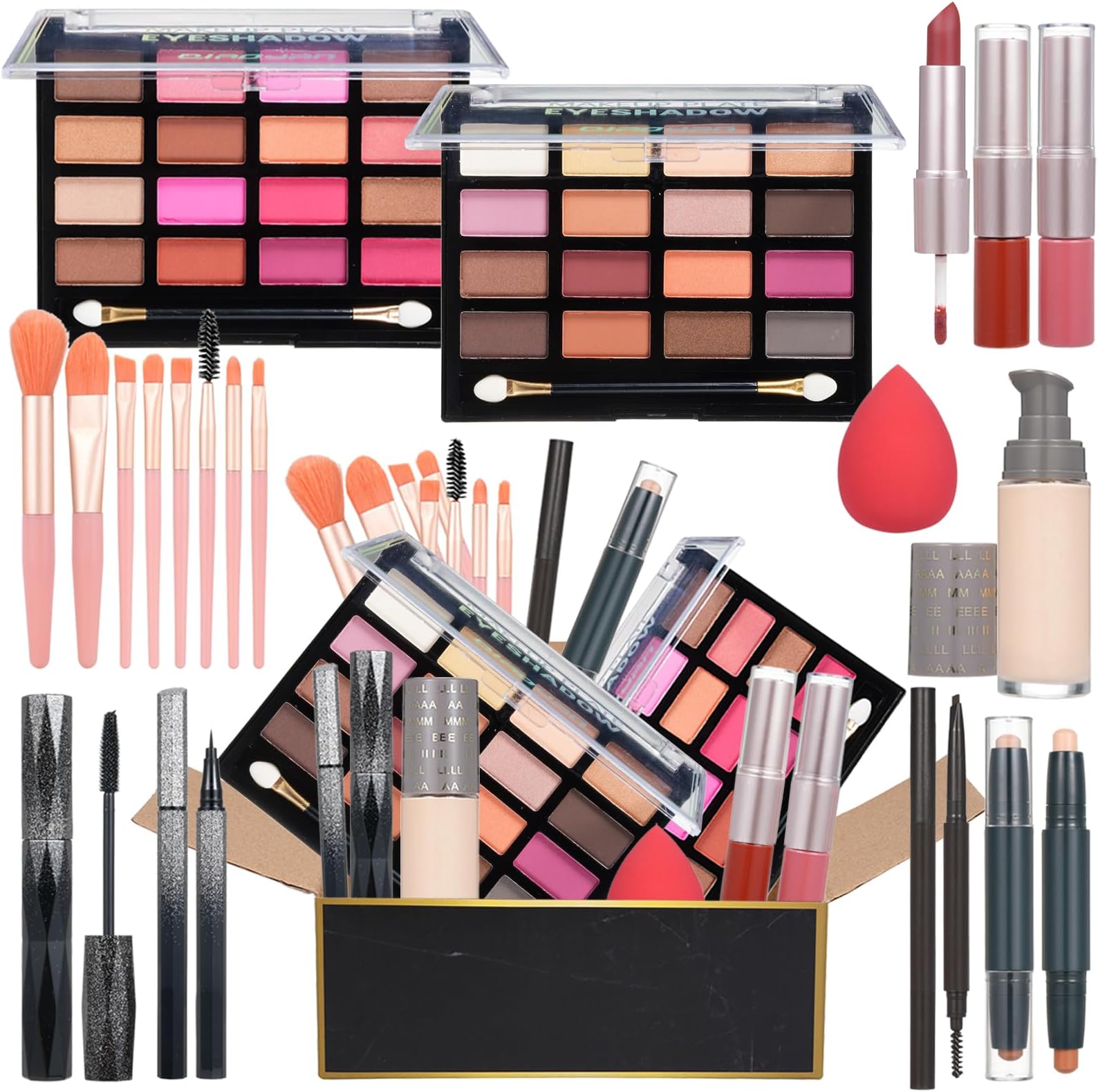 Amazon.com: Kit completo de maquillaje todo en uno para mujer, incluye ...