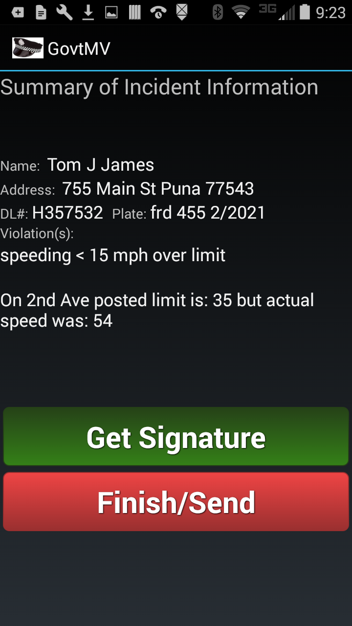 MV Trax - Paperless Mobile Traffic Violation Tracking for Police - App ...