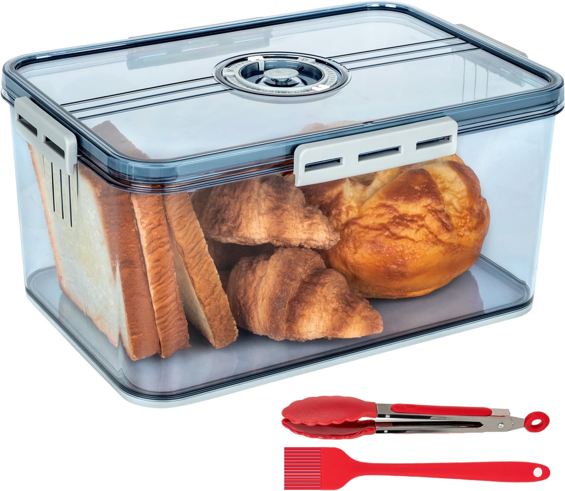 Amazon.com: Gifhomfix Bread Box Bread Boxes for Kitchen Counter ...