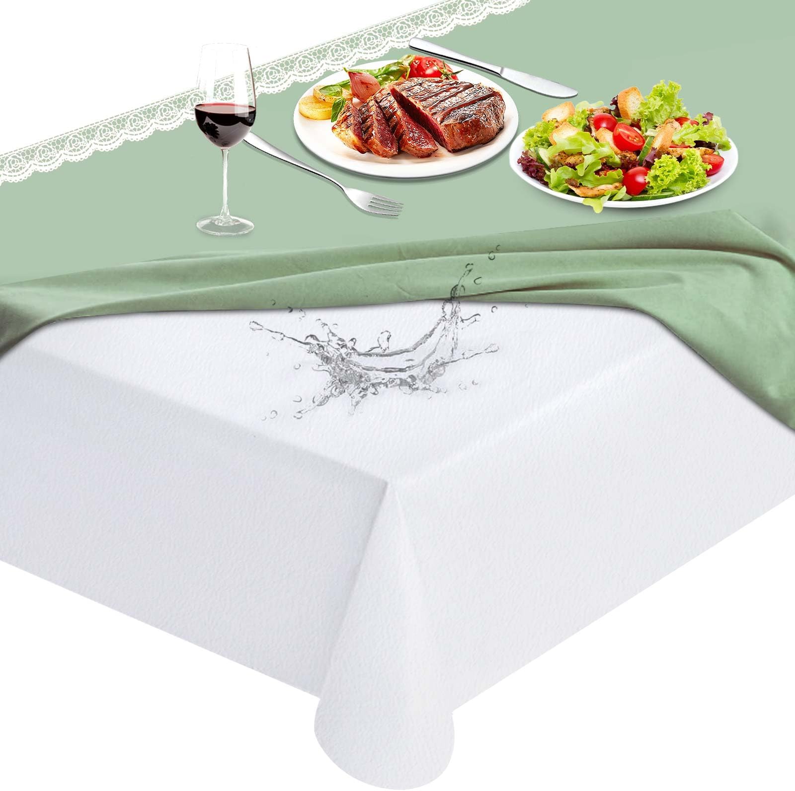 Amazon.com: HomeCrate Wide Premium Cushioned Heavy Duty Vinyl Table Pad ...