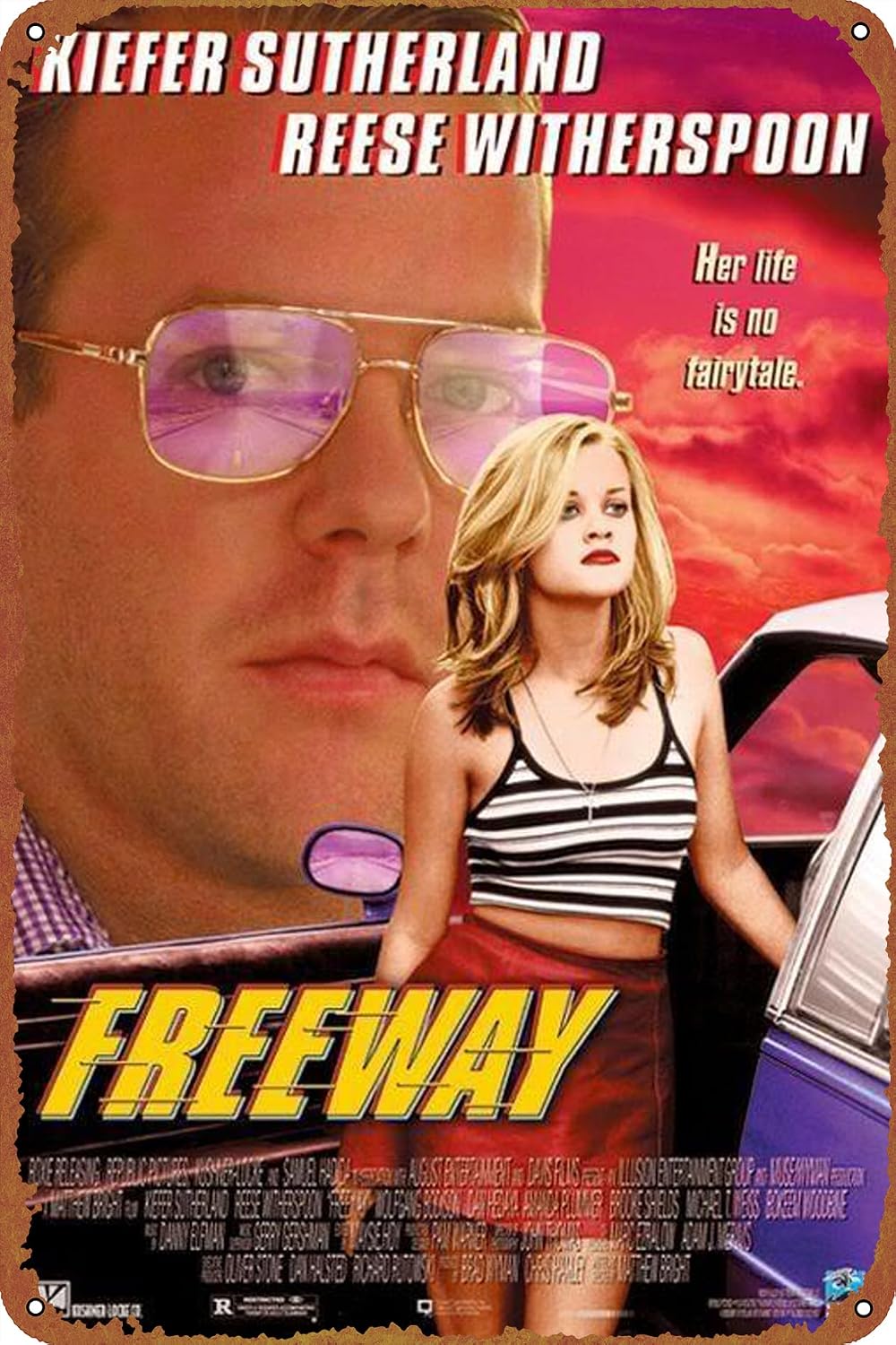 Amazon.com : Freeway Movie Poster Oil and Gas Station Logo 8 × 12 ...