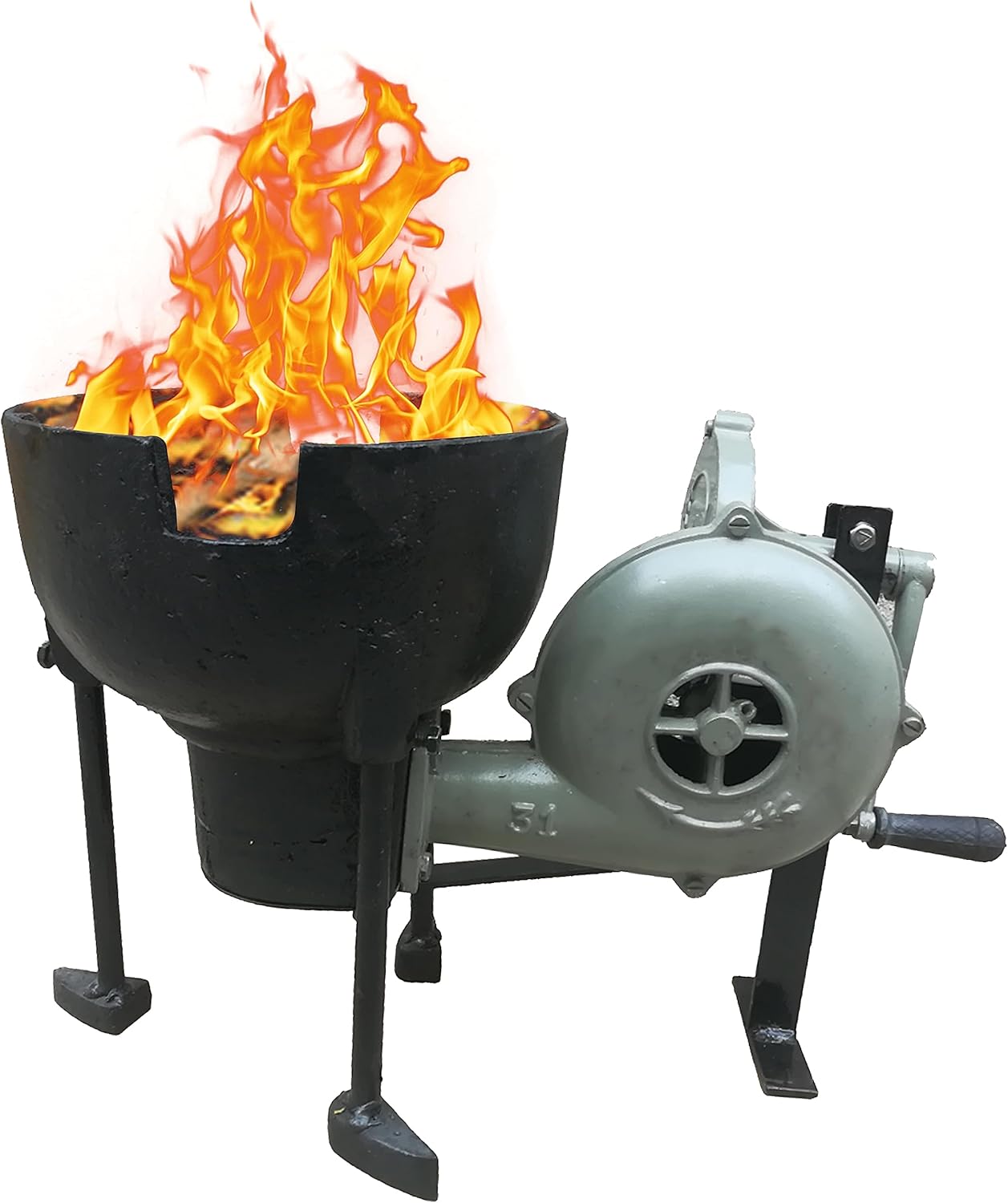 Amazon.com: Simond Store Blacksmith's Forge Foundry Furnace with Hand ...