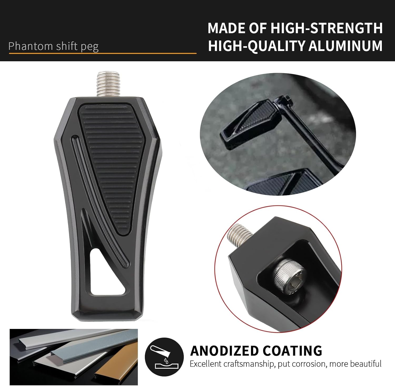 Phantom Shift – Clavijas de cambio para Harley Sportster XL 1200 883 Dyna Softail Touring ...