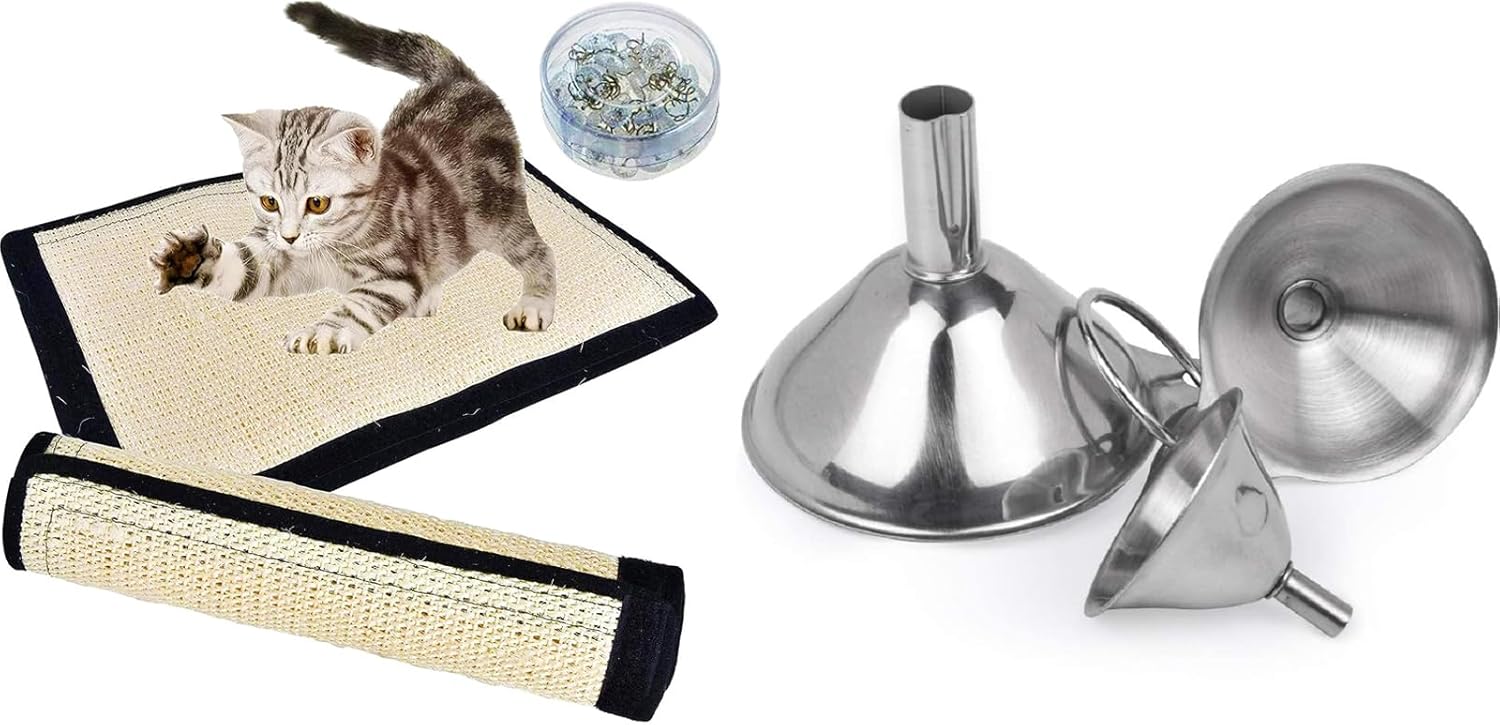 Amazon.com : Cat Scratch Pad 2PK Non Scratch Pads Couch Corner Kitty ...