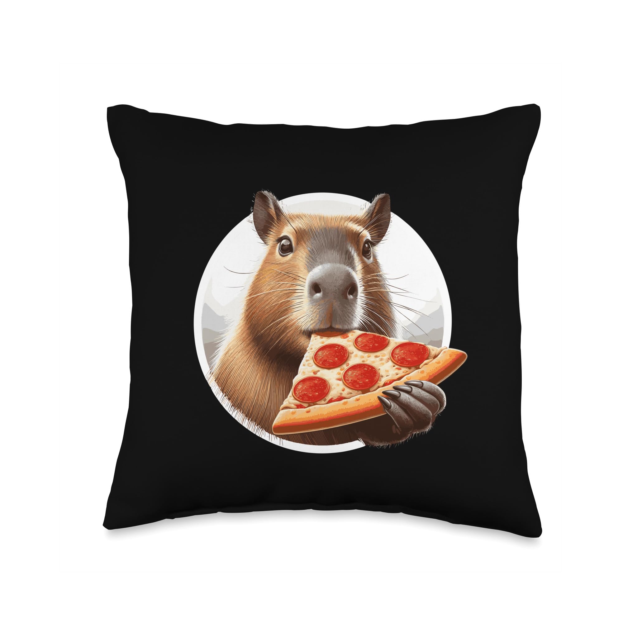 Capybara Eating Pizza