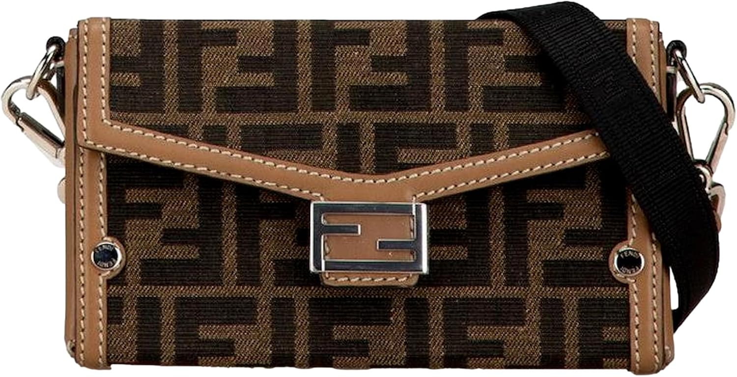 Amazon.com: FENDI Baguette Soft Trunk Phone Case Bag Zucca Canvas and ...