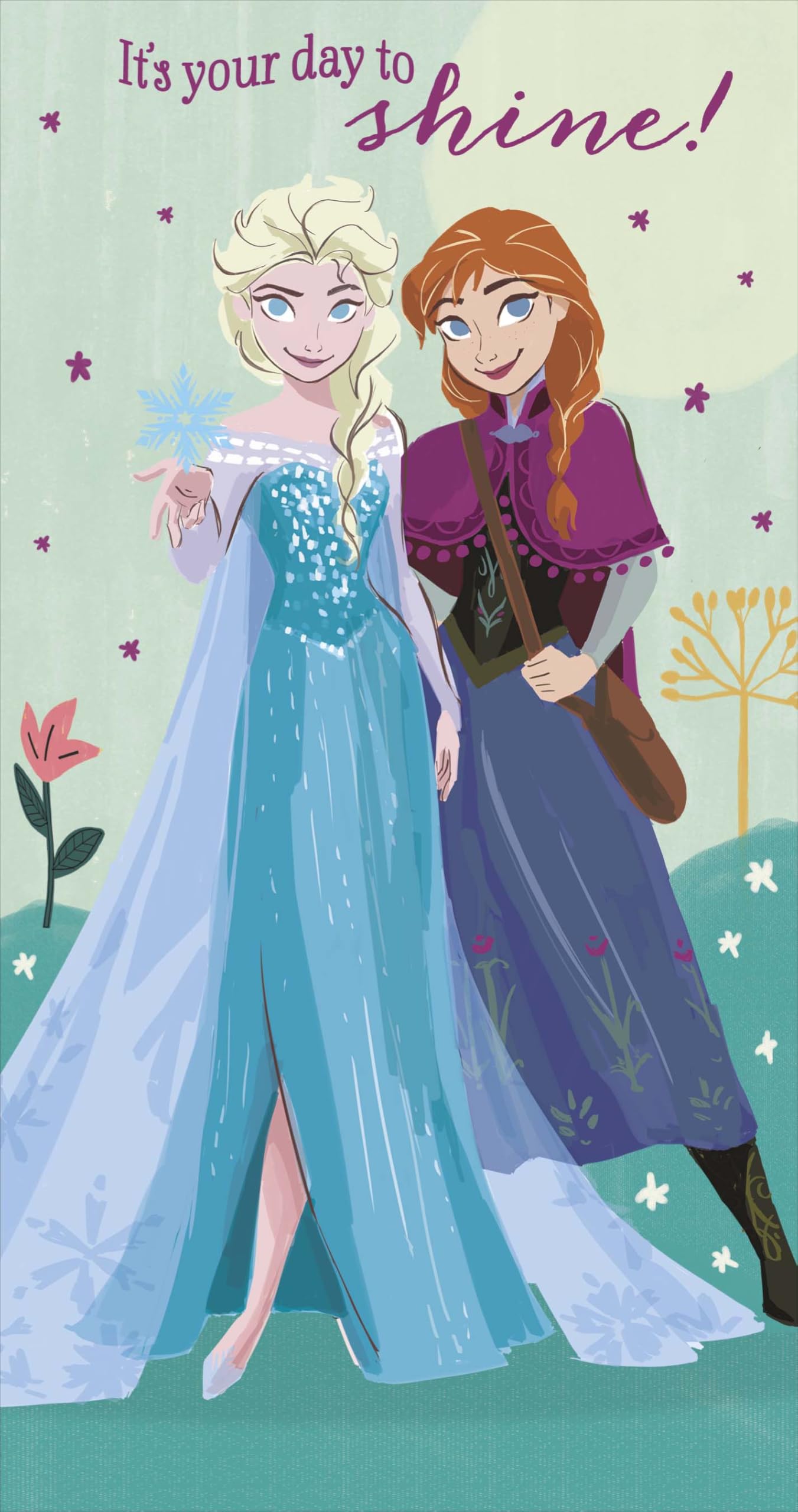 Disneys Frozen Birthday Cards You're 3 Disney Frozen Princess Elsa
