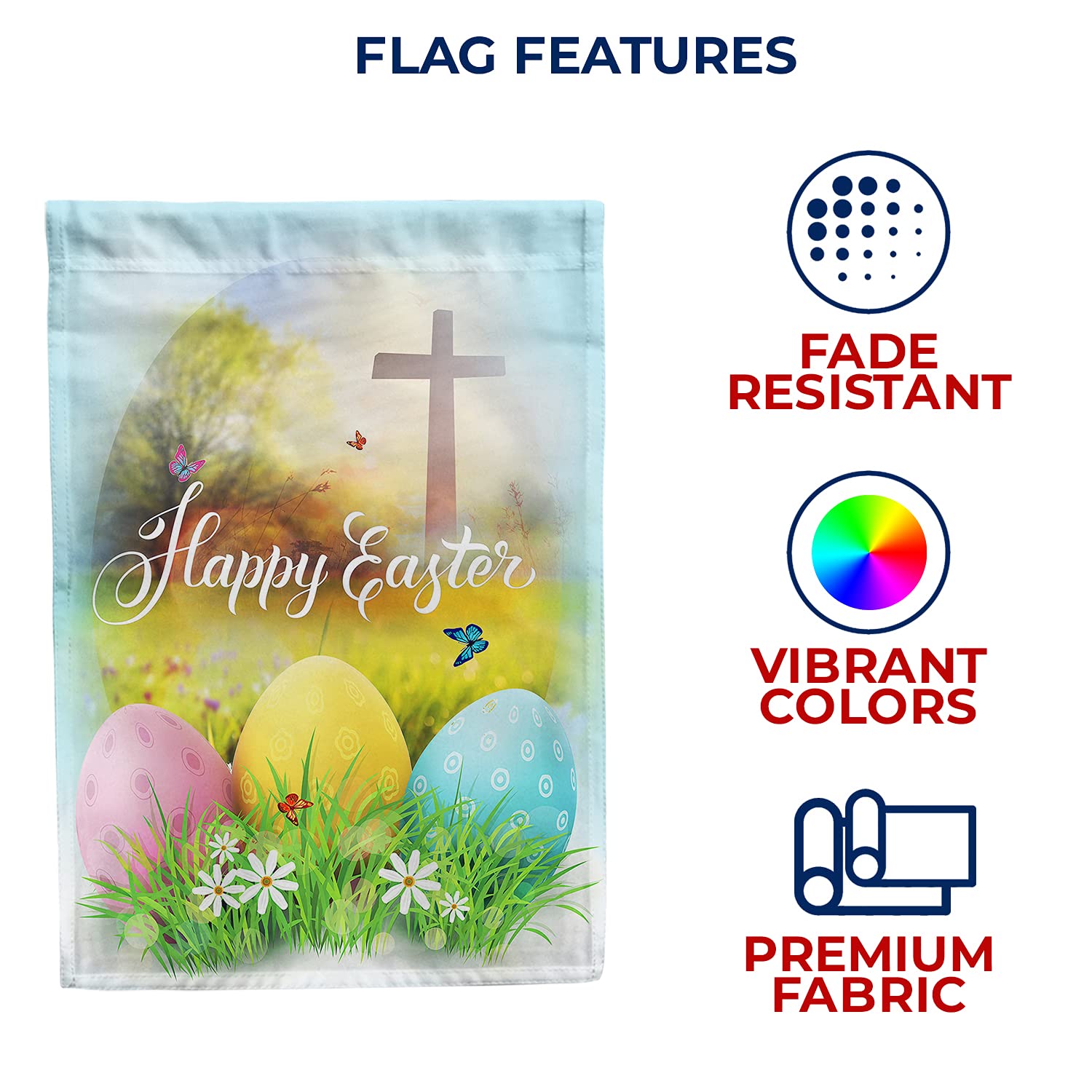 Happy Easter Cross Eggs