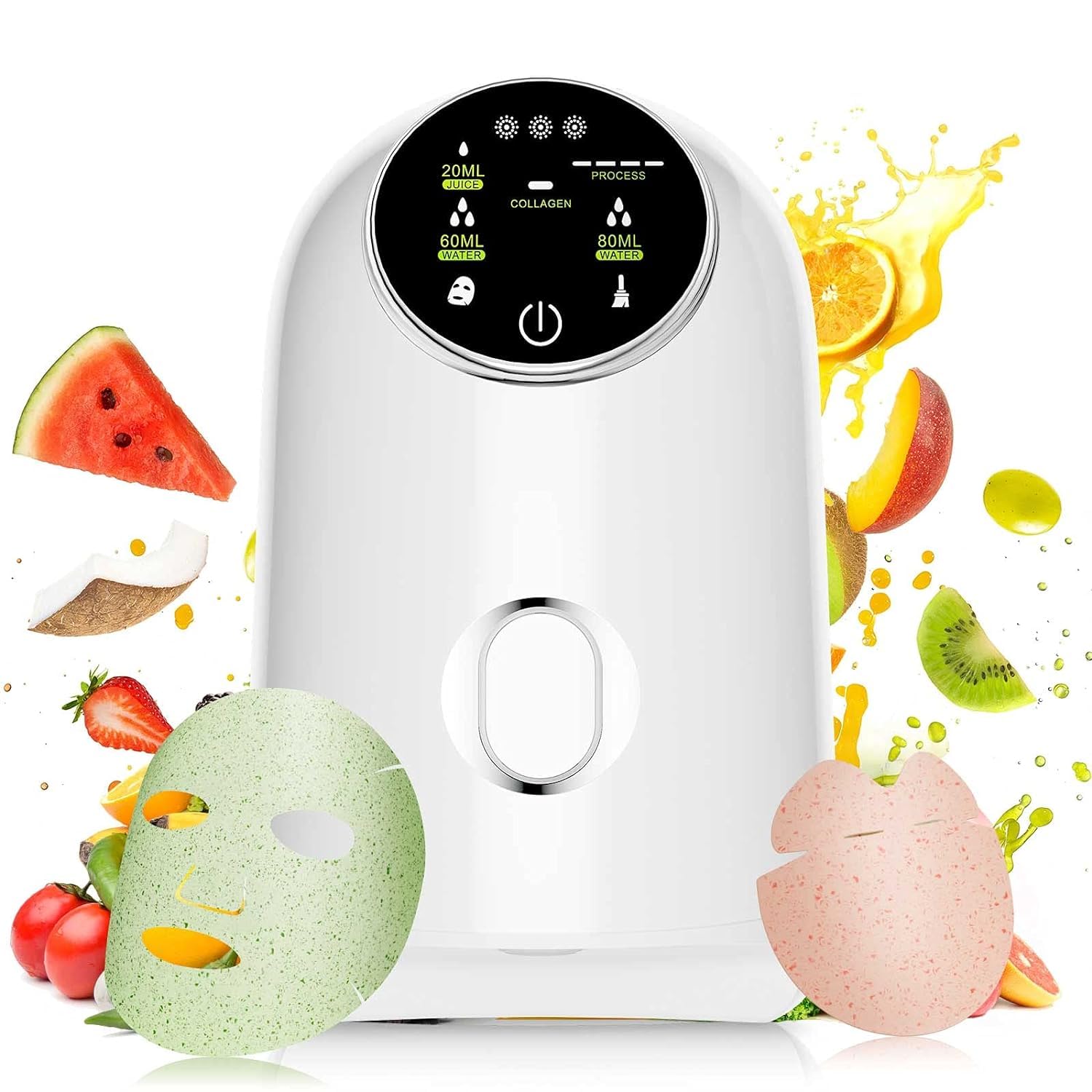 Buy Prakal Face Mask Machine, DIY Facial Mask Maker for Collagen Fruit ...