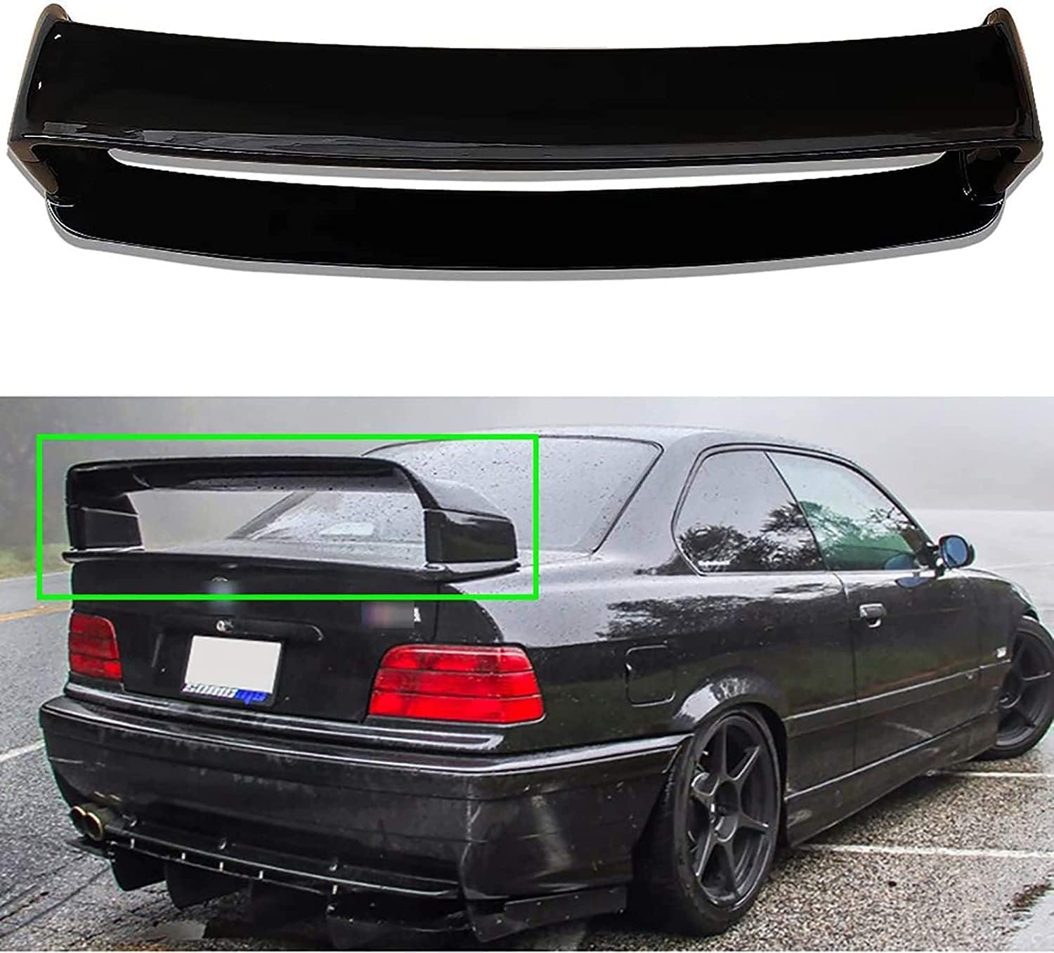 Heckspoiler füR BMW E36 Series 3 Coupe M3 GT Style 1990-2002, Auto ...