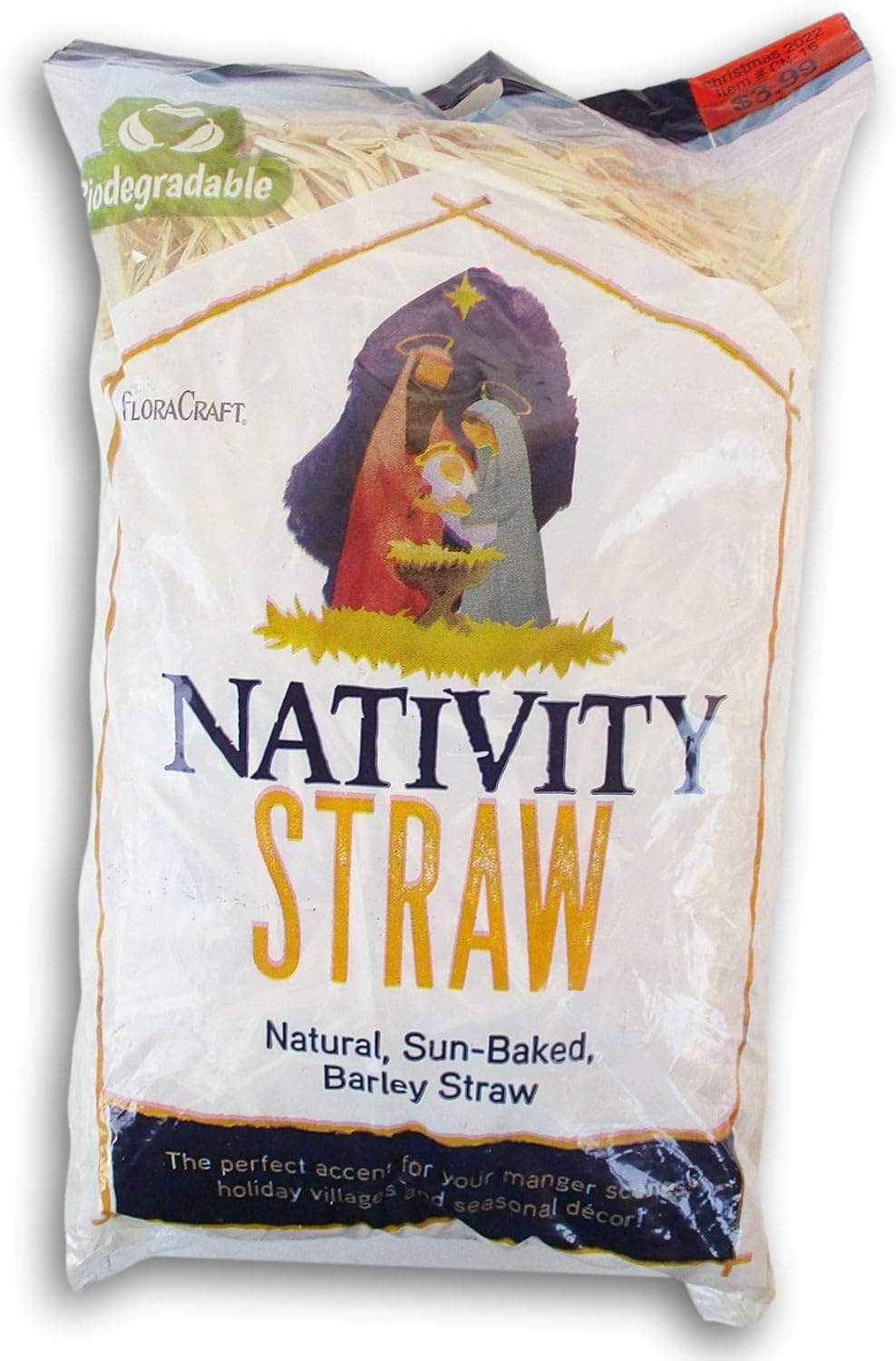 Amazon.com: Nativity Straw - 4 Ounce Bag for Manger Scenes : Health ...