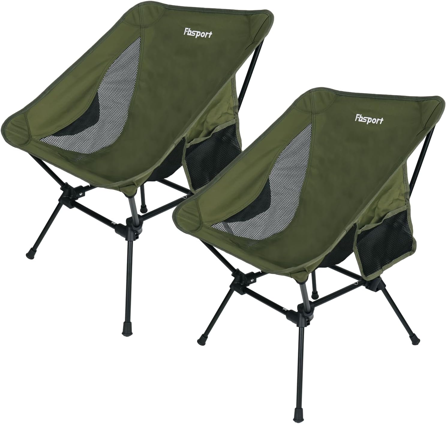 Amazon.com: FBSPORT 2 Pack Portable Camping Chairs Lightweight ...