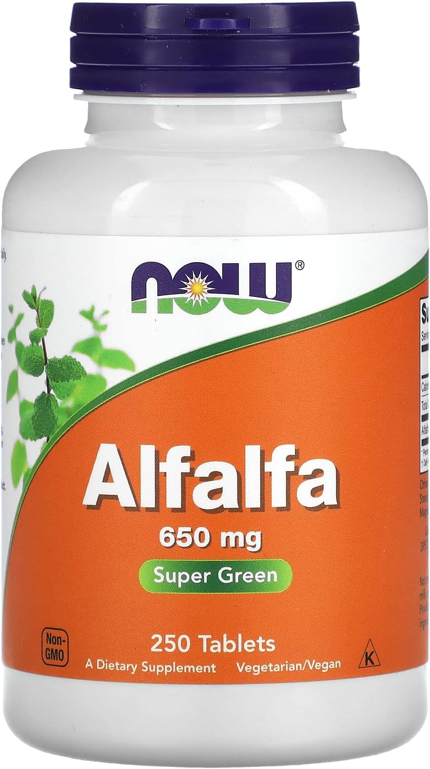 Amazon.com: Alfalfa Now Foods 250 Tabs : Health & Household
