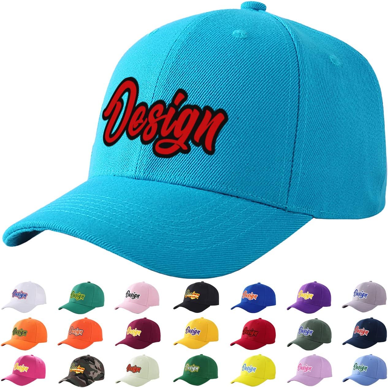 Custom Baseball Hat Printed Your Own Text & Logo Personalized Trucker ...