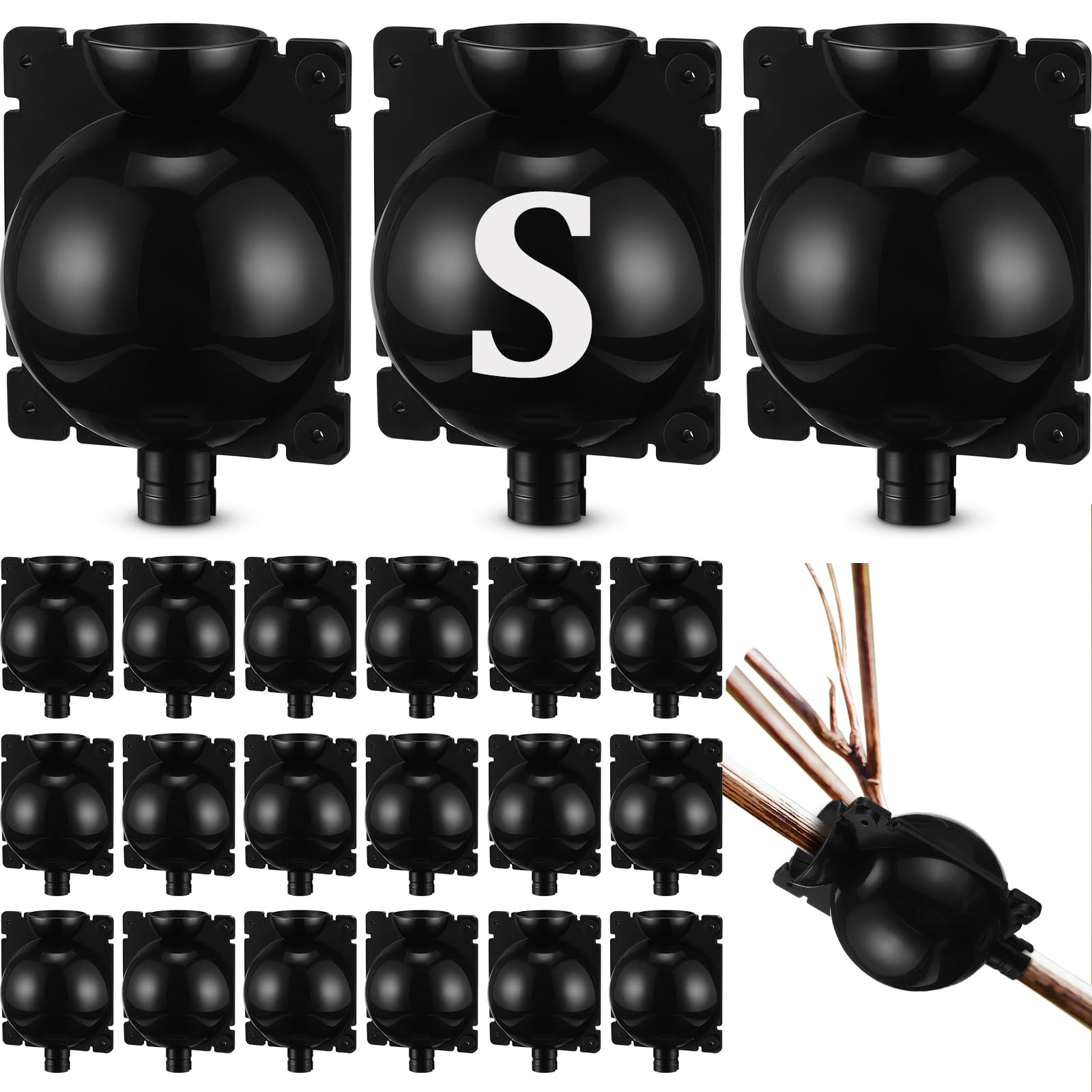 Amazon.com : Tanlade 160 Pcs Plant Root Growing Box Small Air Layering ...