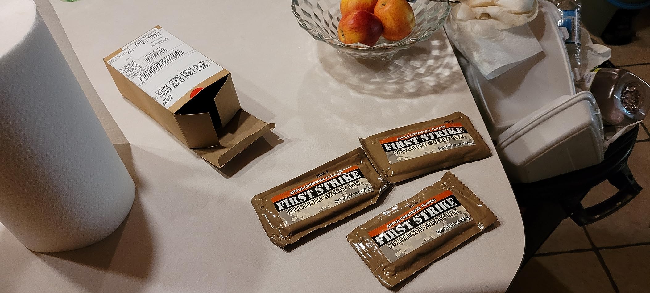 Amazon.com: First Strike Bars (Full Size Chocolate) 4 Pack : Sports ...