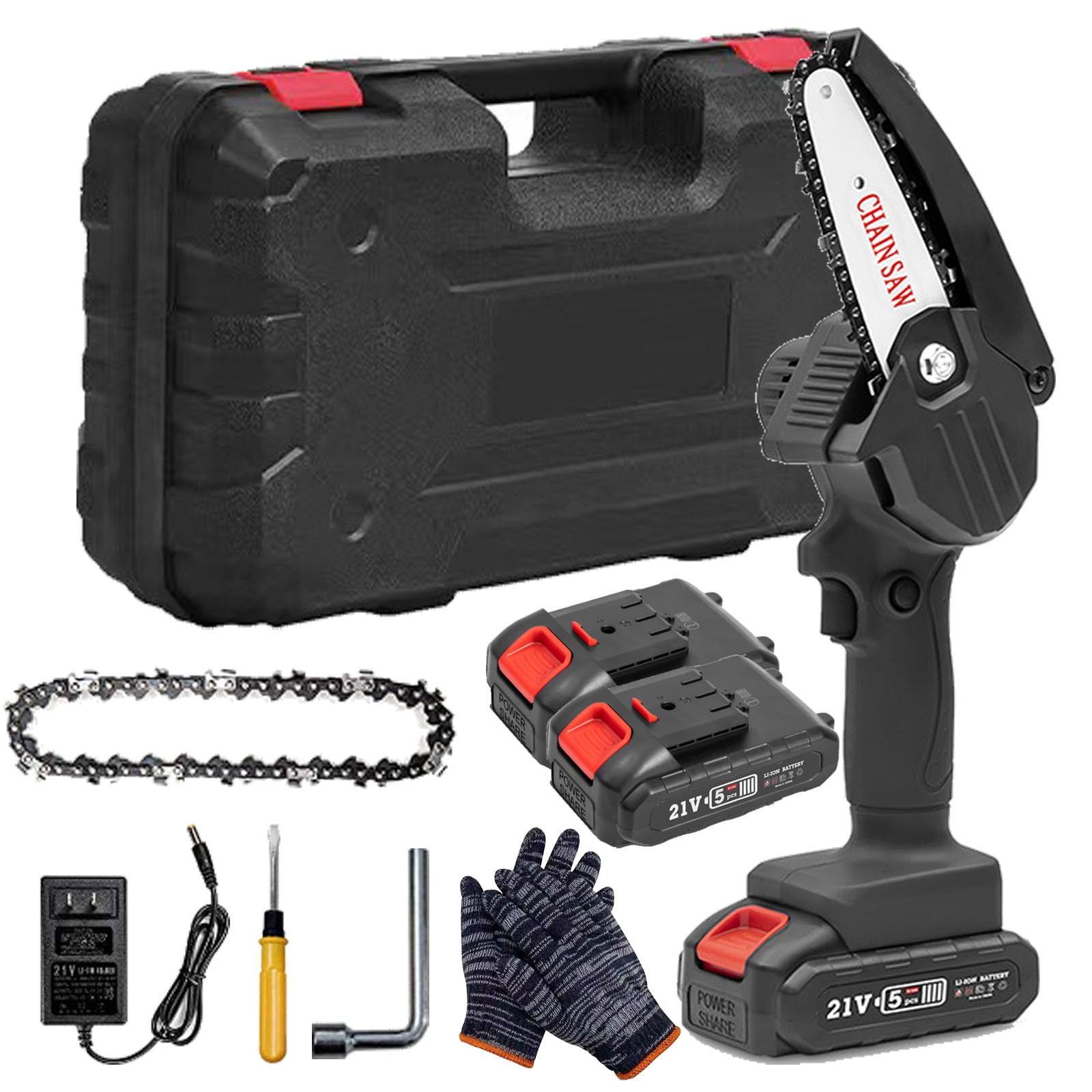 Amazon.com: Wood Ranger Mini Chainsaw, Woodranger Mini Power Chainsaw ...