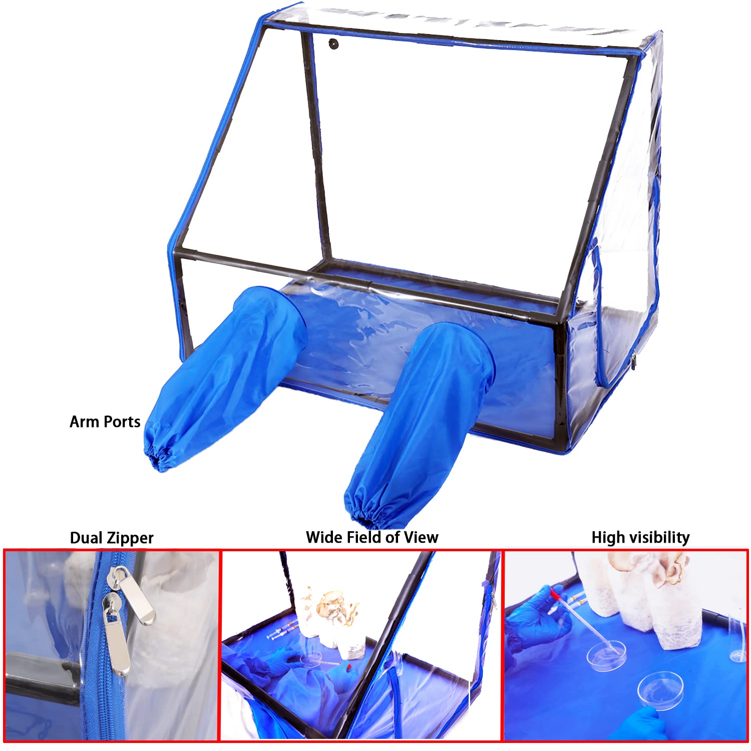 Snapklik.com : BERPET Large Still Air Box 33.9" X 22" X 26" Portable ...