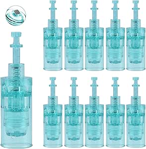 10Pcs Nano-S Microneedling Pen Replacement Cartridges Needles for Dr ...