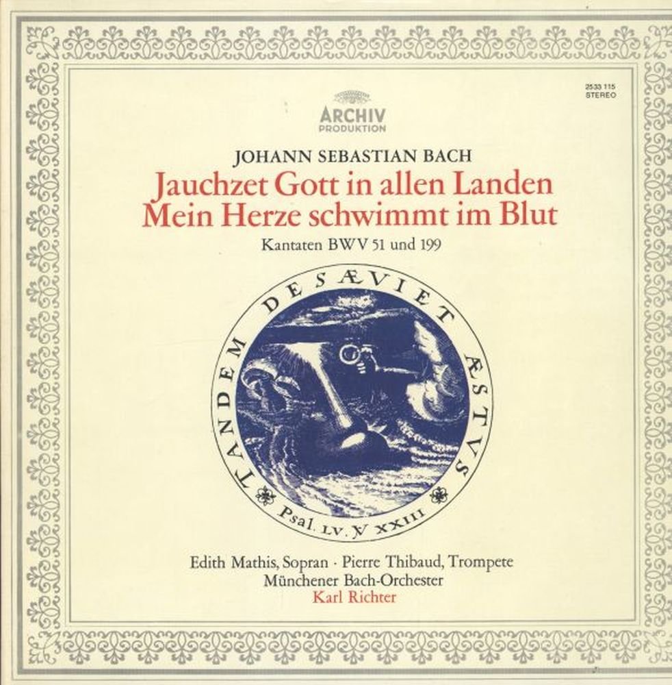 Amazon.com: Johann Sebastian Bach - Edith Mathis Pierre Thibaud ...