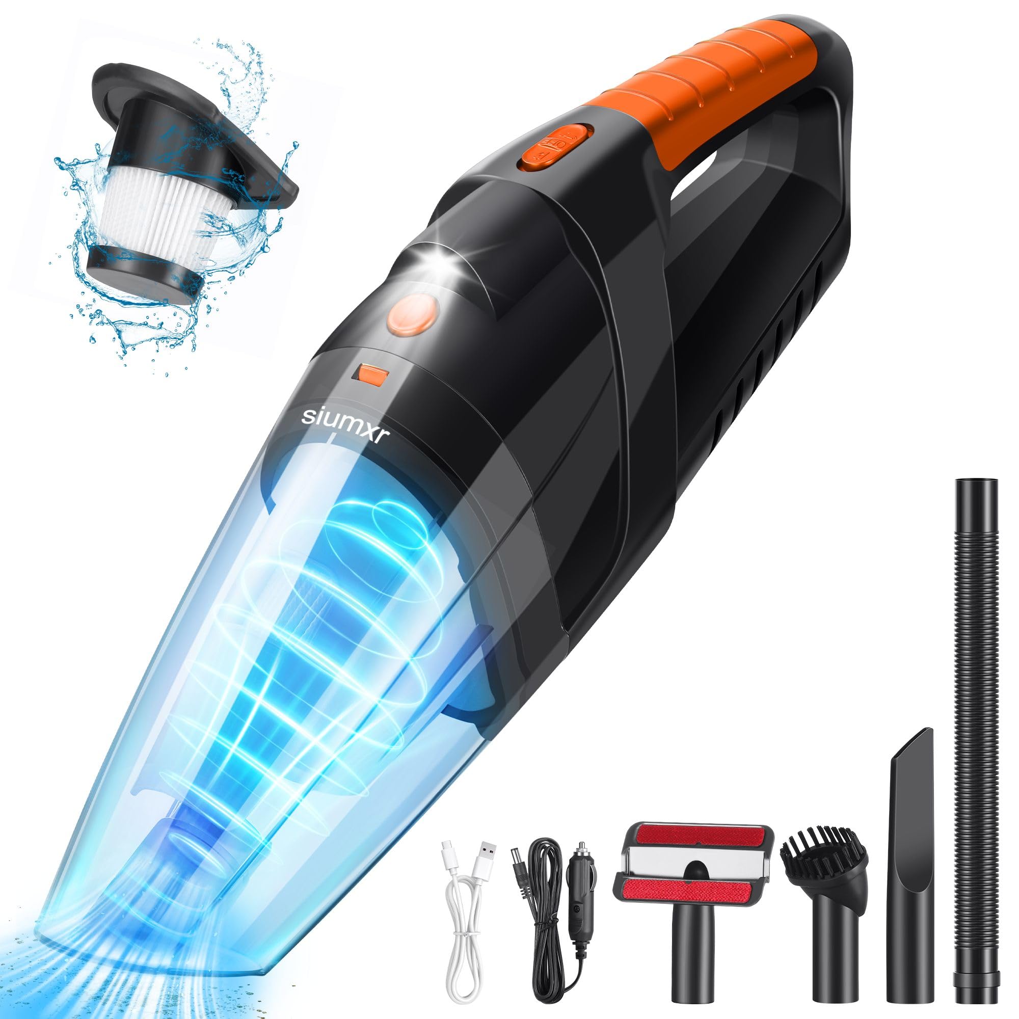 Amazon.com - siumxr Handheld Vacuum Cordless,Powerful Suction 30Mins ...
