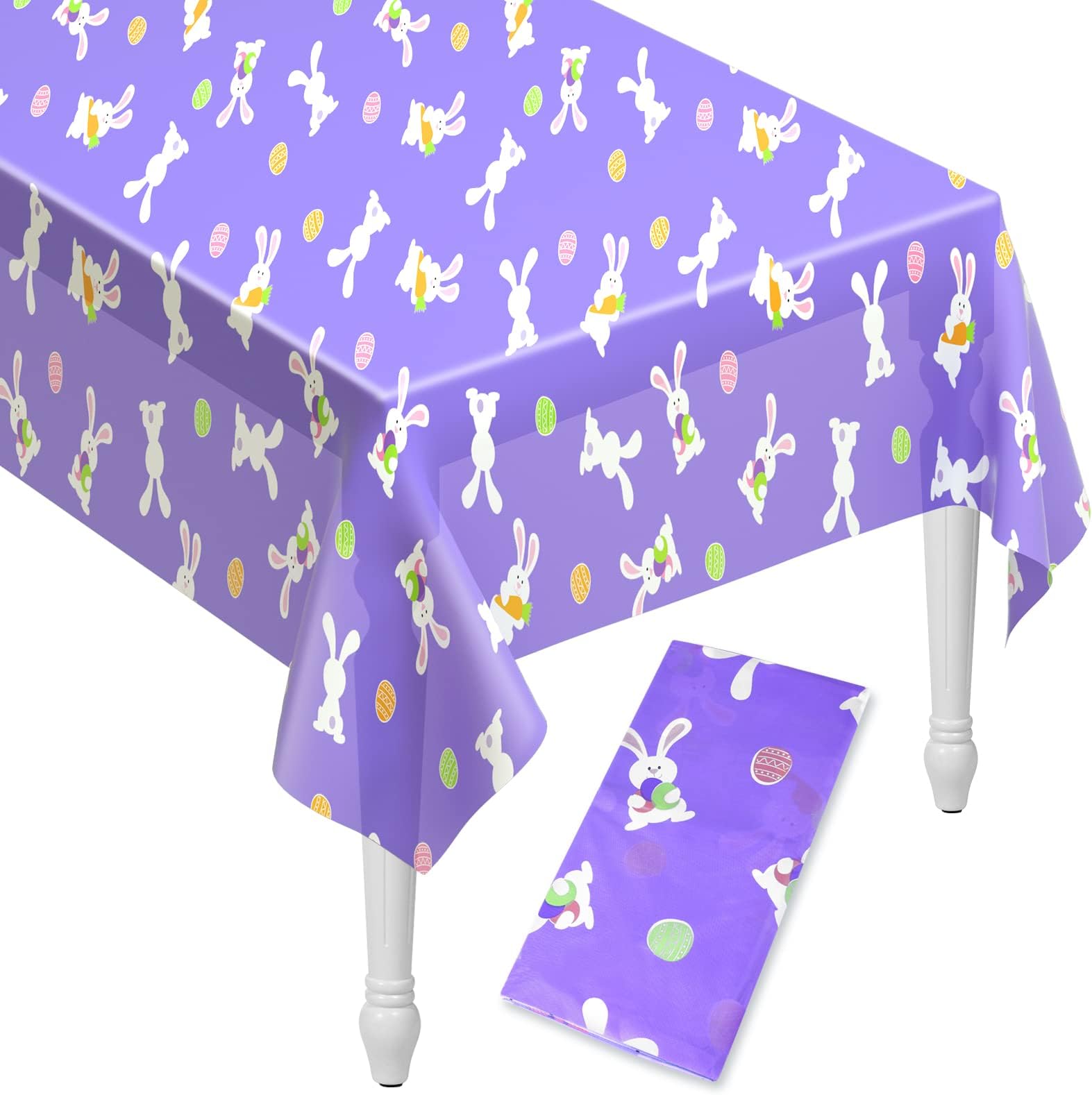 Eurowrap Happy Easter Table Cover Bunnys Chick Sheep Partyware ...