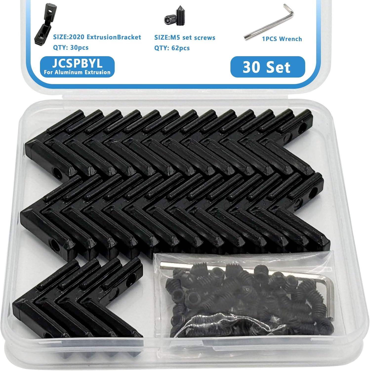 Amazon.com: 30Sets 2020 Aluminum Extrusion Hardware Connectors with ...