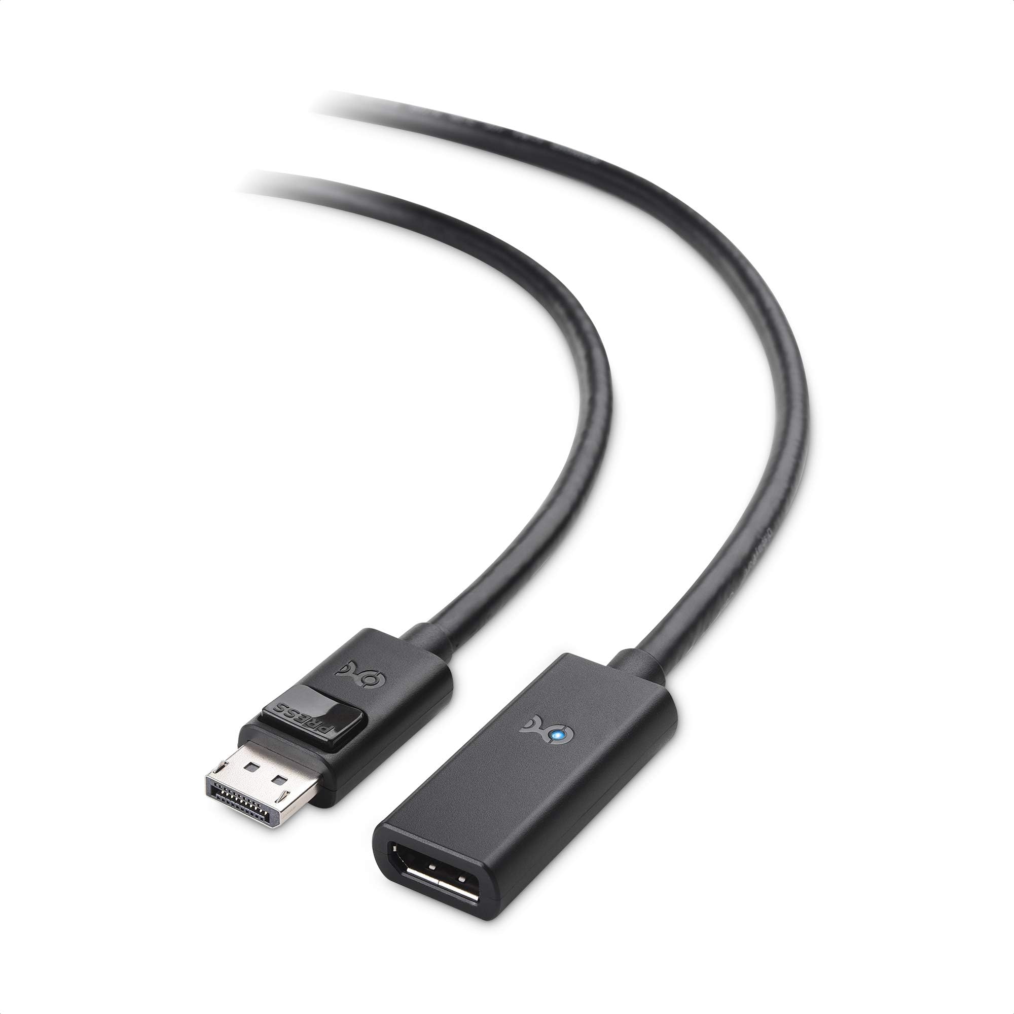 8K DisplayPort Extension Cable, tunghey Displayport 1.4 Extension Cable ...